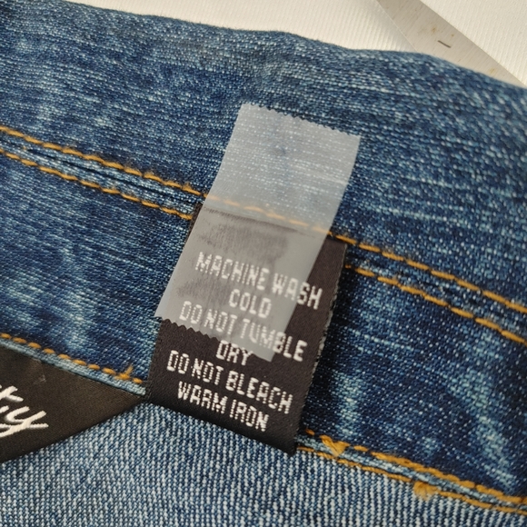 New Identity | Jackets & Coats | New Identity Denim Black Lace Peblum ...